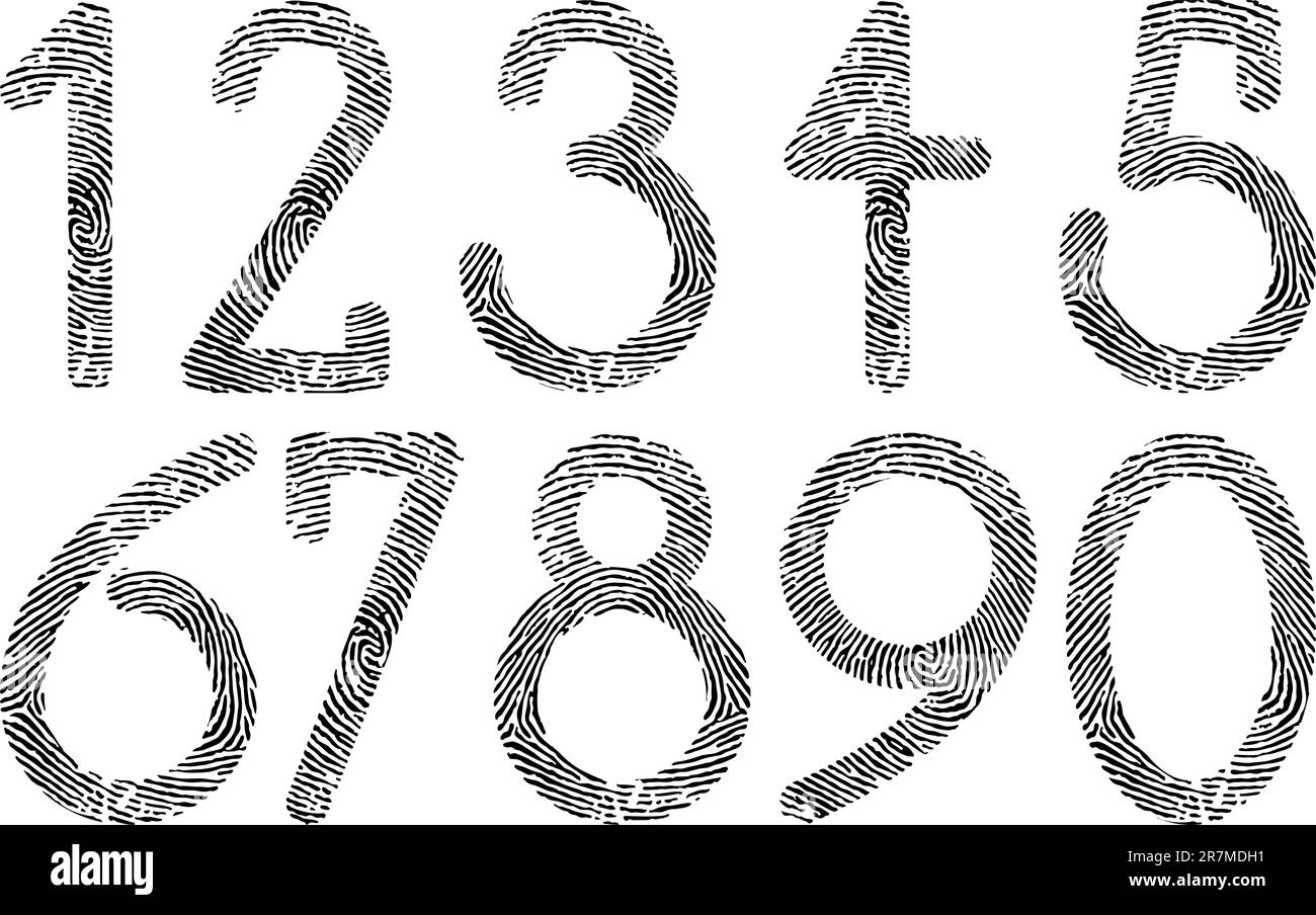 Street numbers Stock Vector Images - Alamy