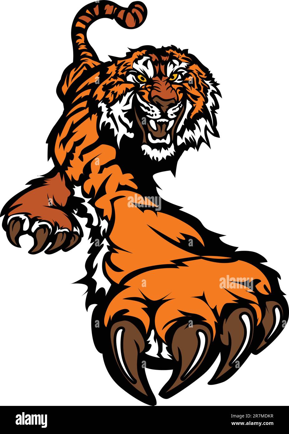 Tiger stalking Stock Vector Images - Alamy