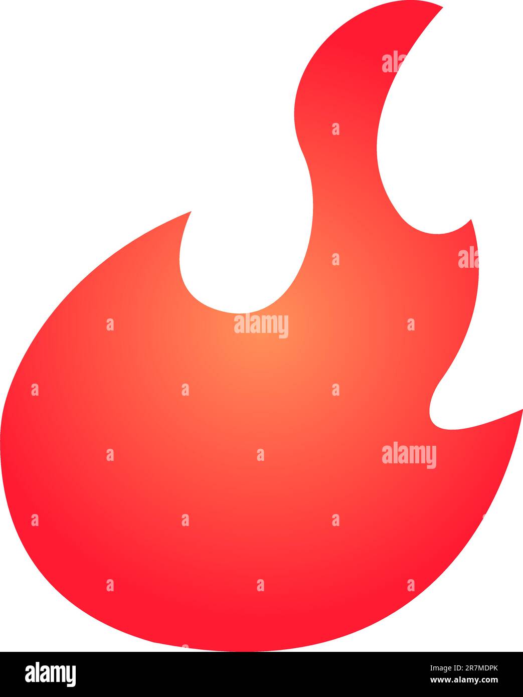 Fire flame shape vector illustration Stock Vector Image & Art - Alamy