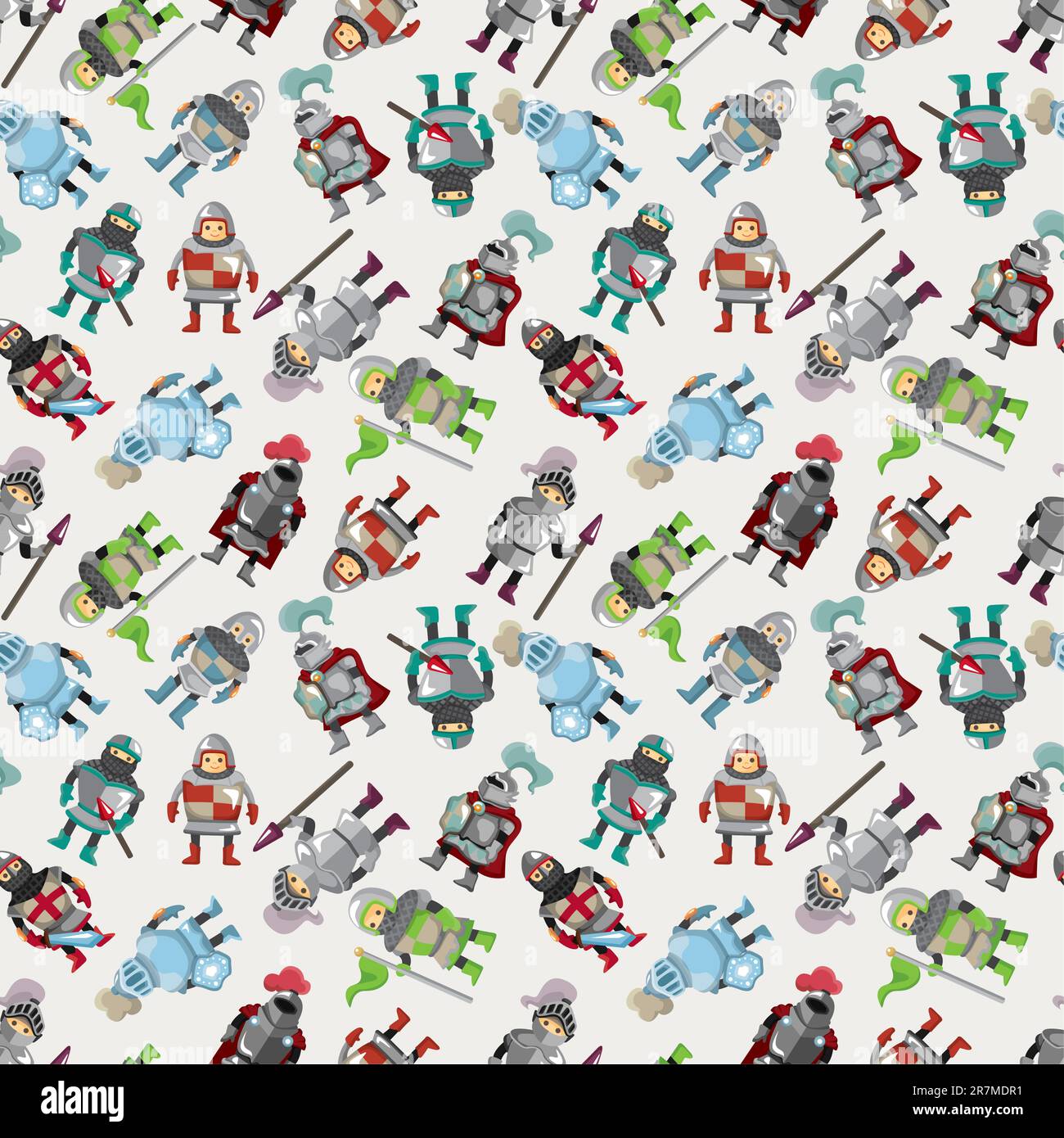 seamless Knight pattern Stock Vector Image & Art - Alamy