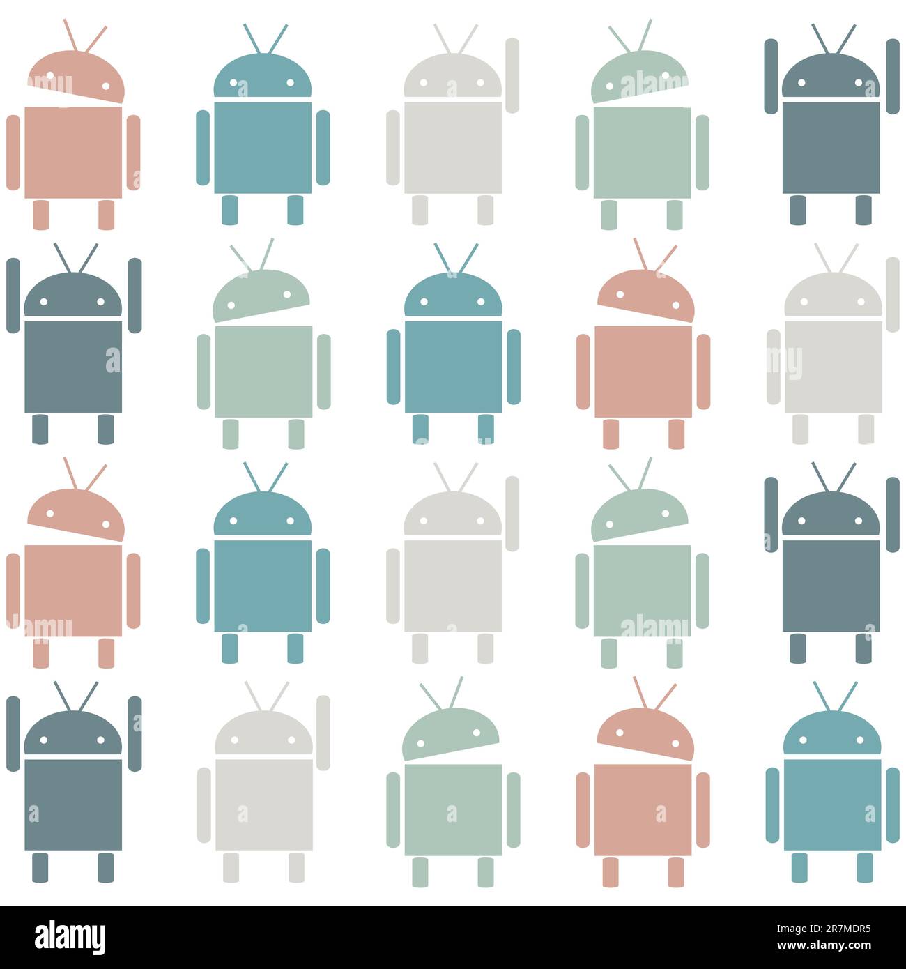 Robot pattern, vector illustration Stock Vector Image & Art - Alamy