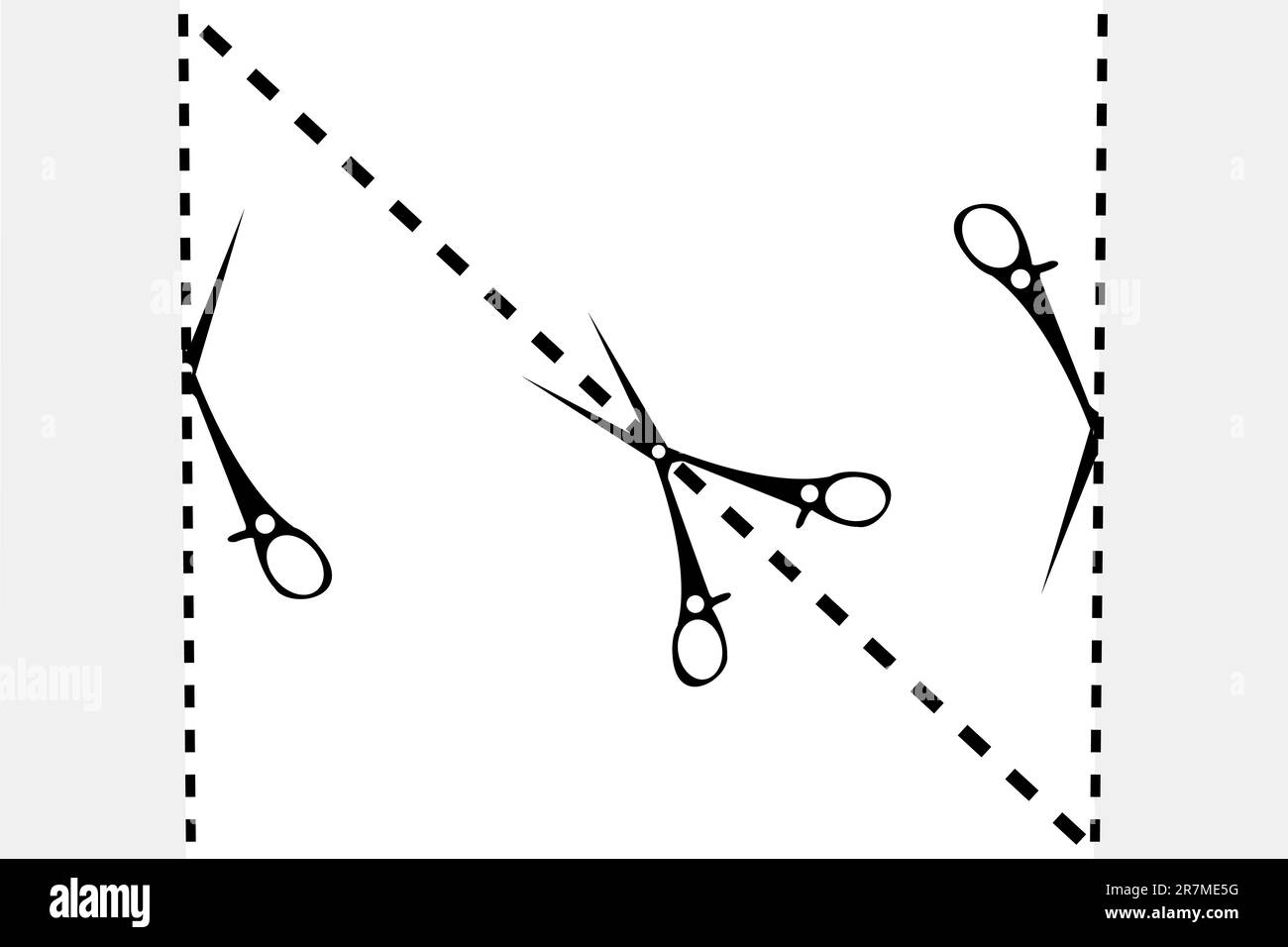 illustration of paper-cut sketch on white background Stock Vector Image ...