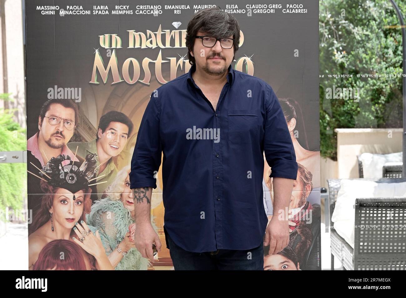 Ricky Memphis beim Photocall zum Kinofilm 'Un matrimonio mostruoso' im ...