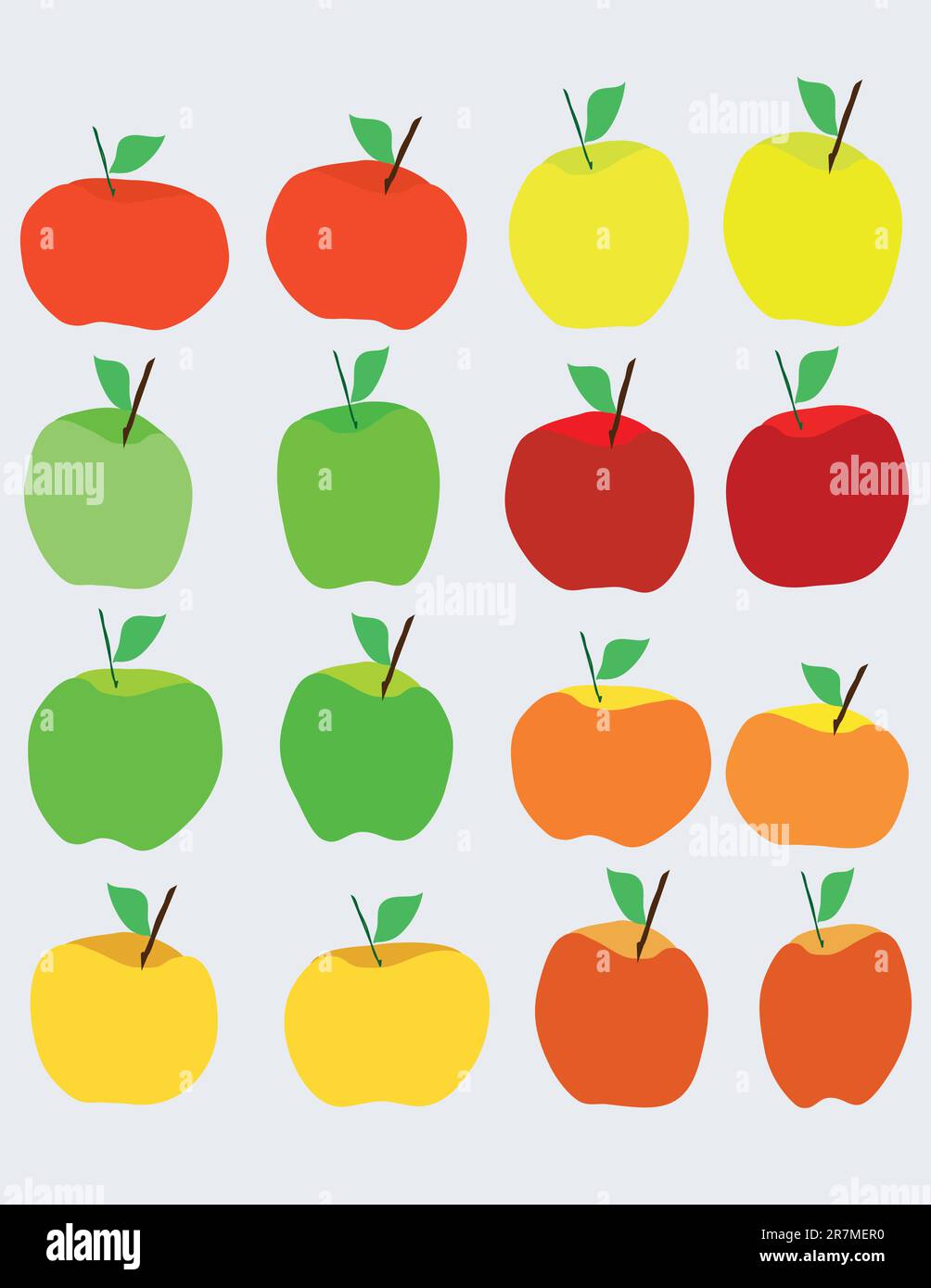 Miniature apples Stock Vector Images - Alamy