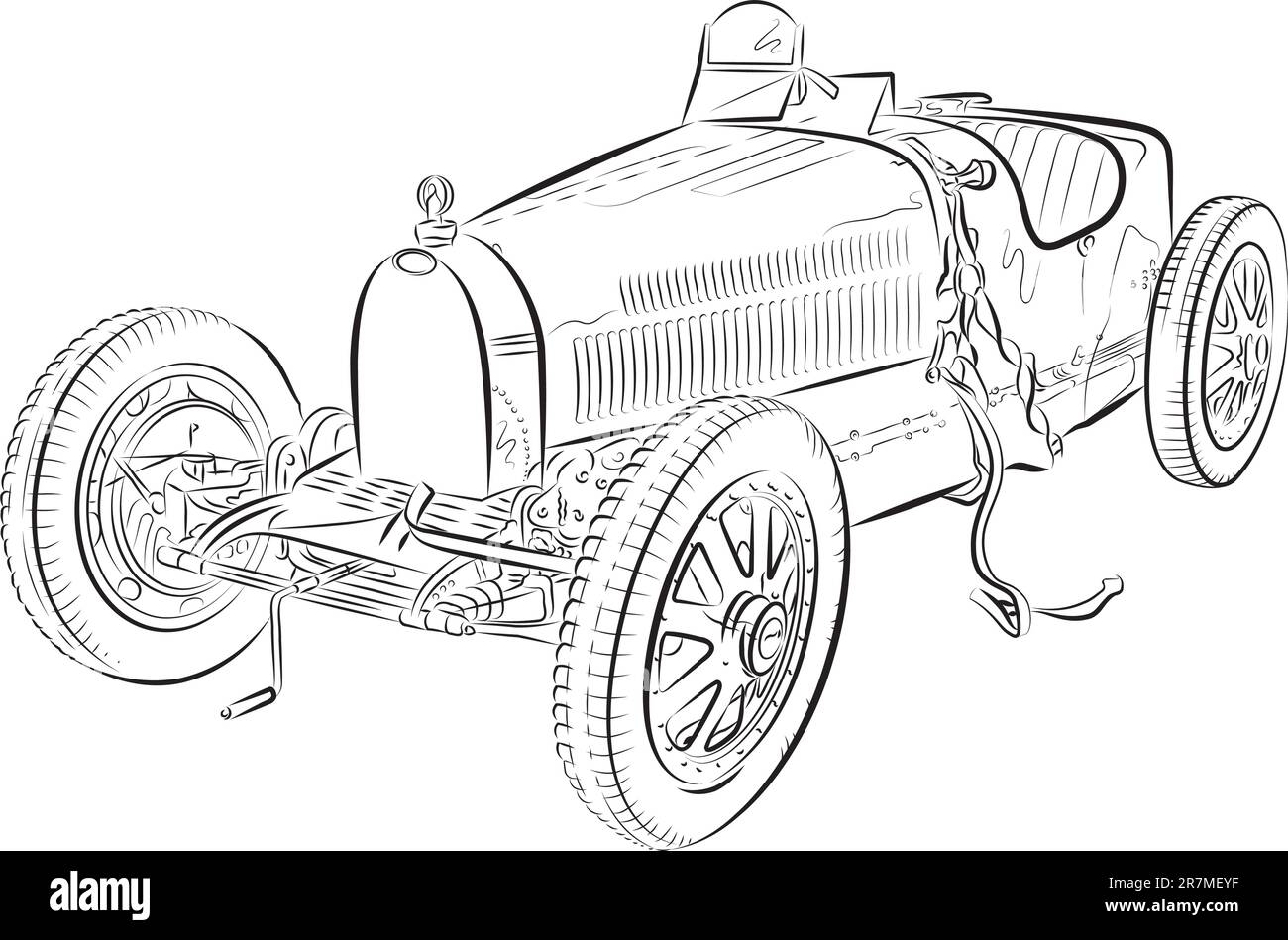 Drawing of the car, vector illustration Stock Vector Image & Art - Alamy
