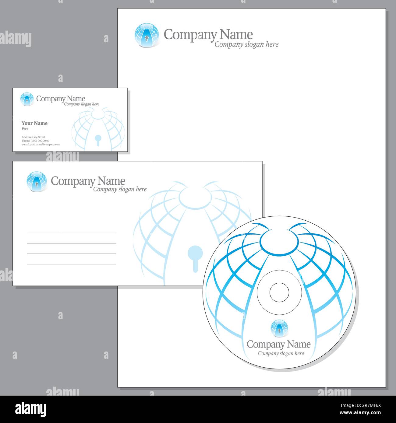 Artist visiting card design Stock Vector Images - Alamy