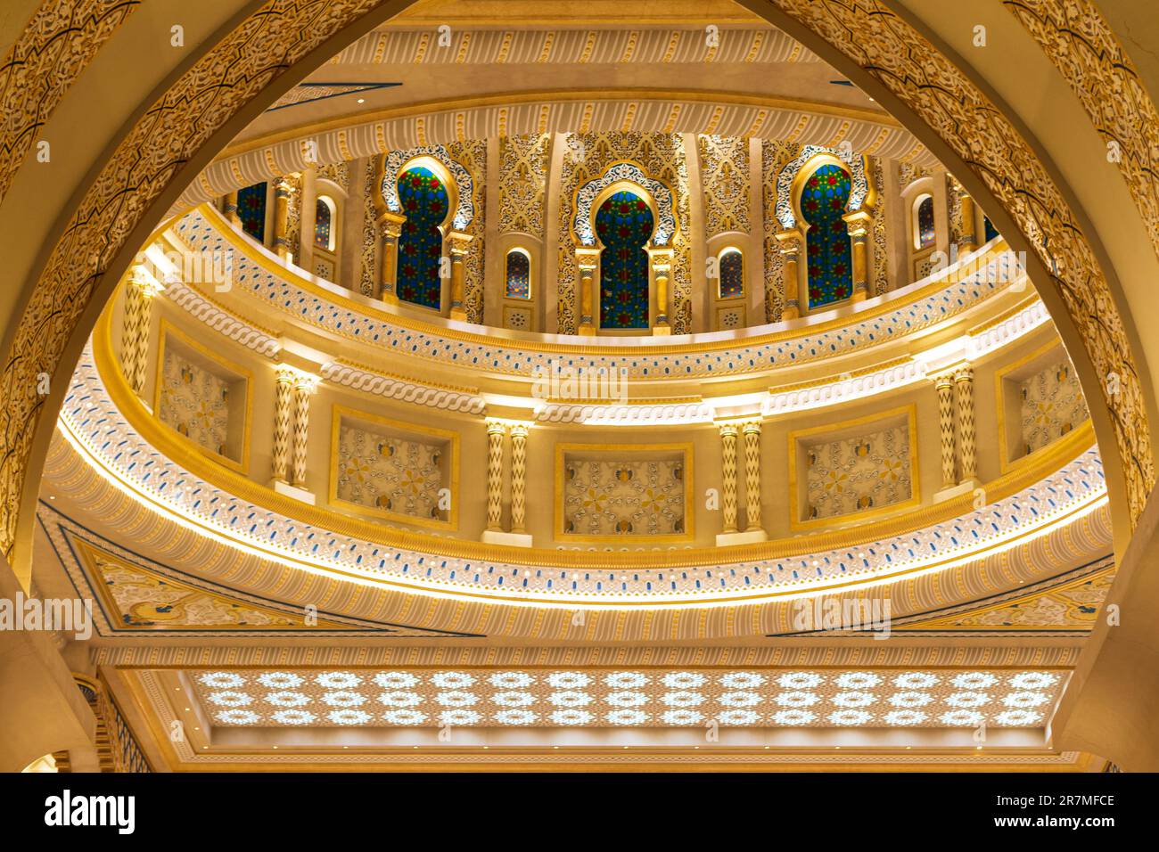 Interior elements inside of a palace Stock Photo - Alamy