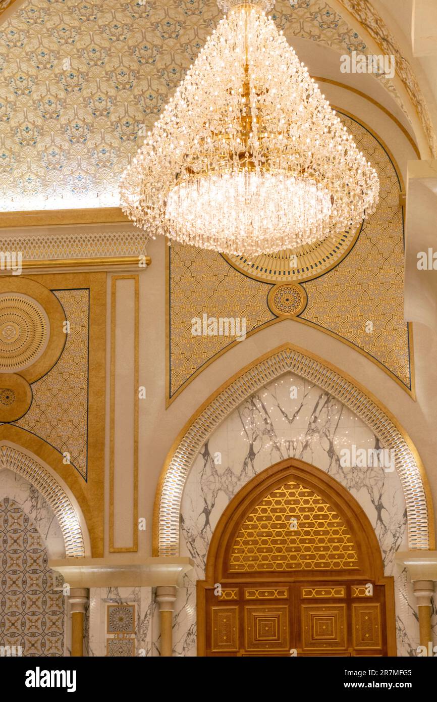 Interior elements inside of a palace Stock Photo - Alamy