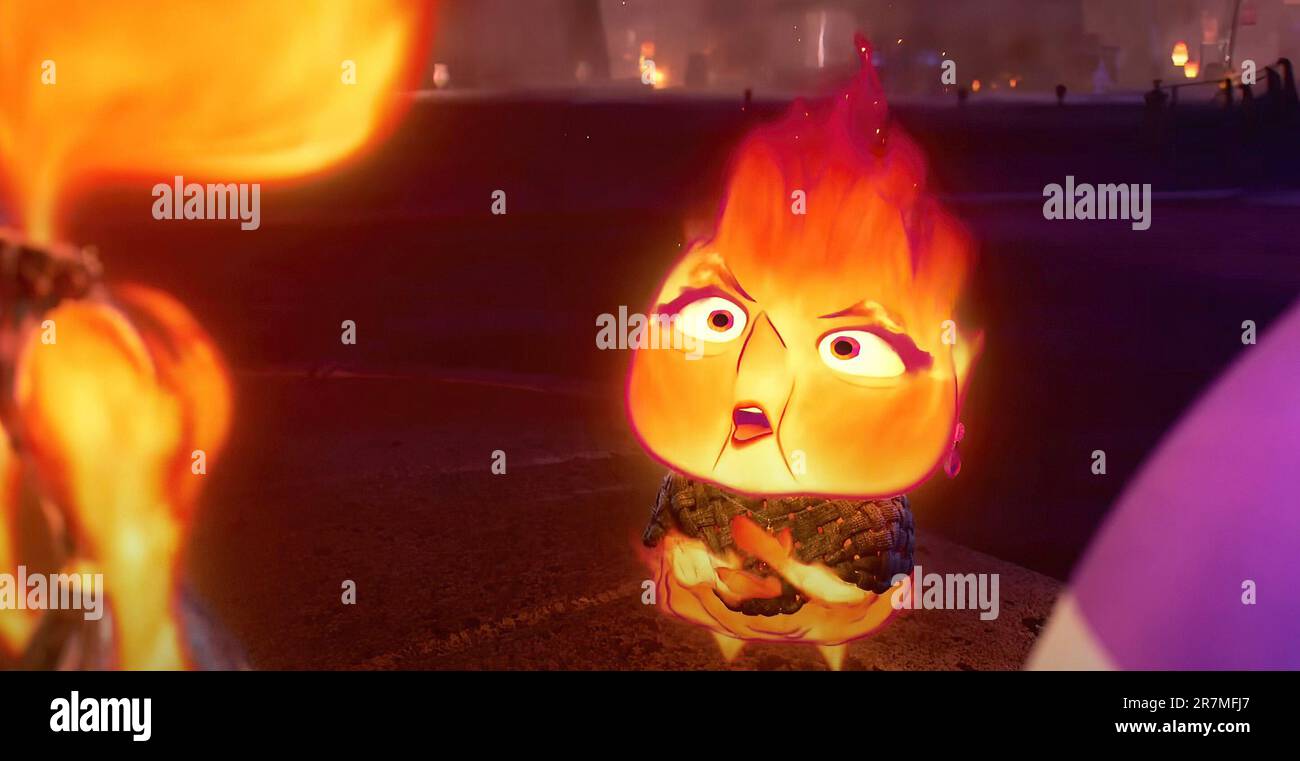 ELEMENTAL, Cinder Lumen (voice: Shila Ommi), 2023. © Walt Disney ...