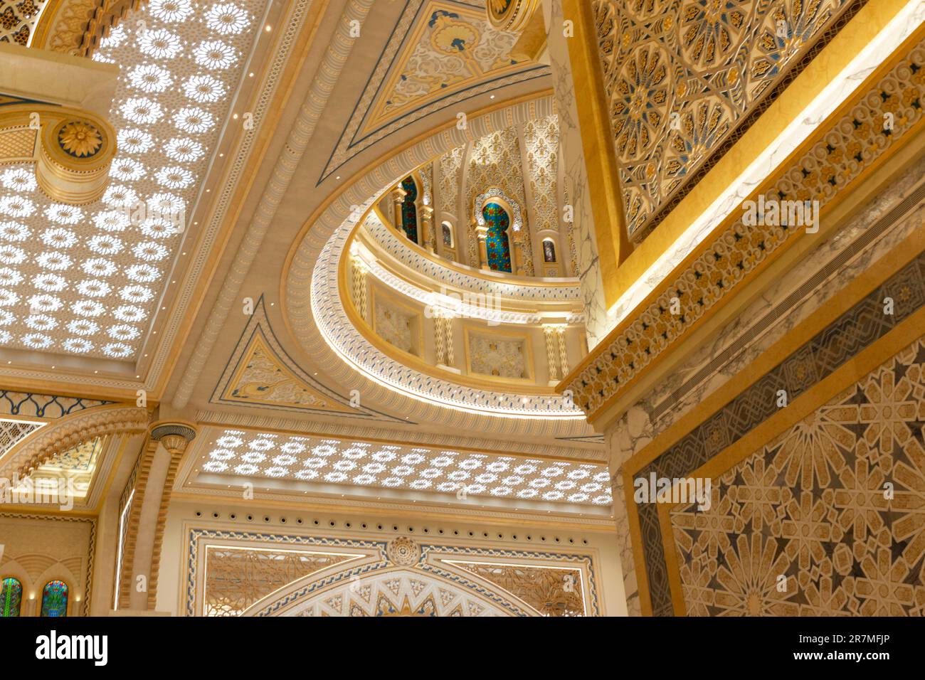 Interior elements inside of a palace Stock Photo - Alamy
