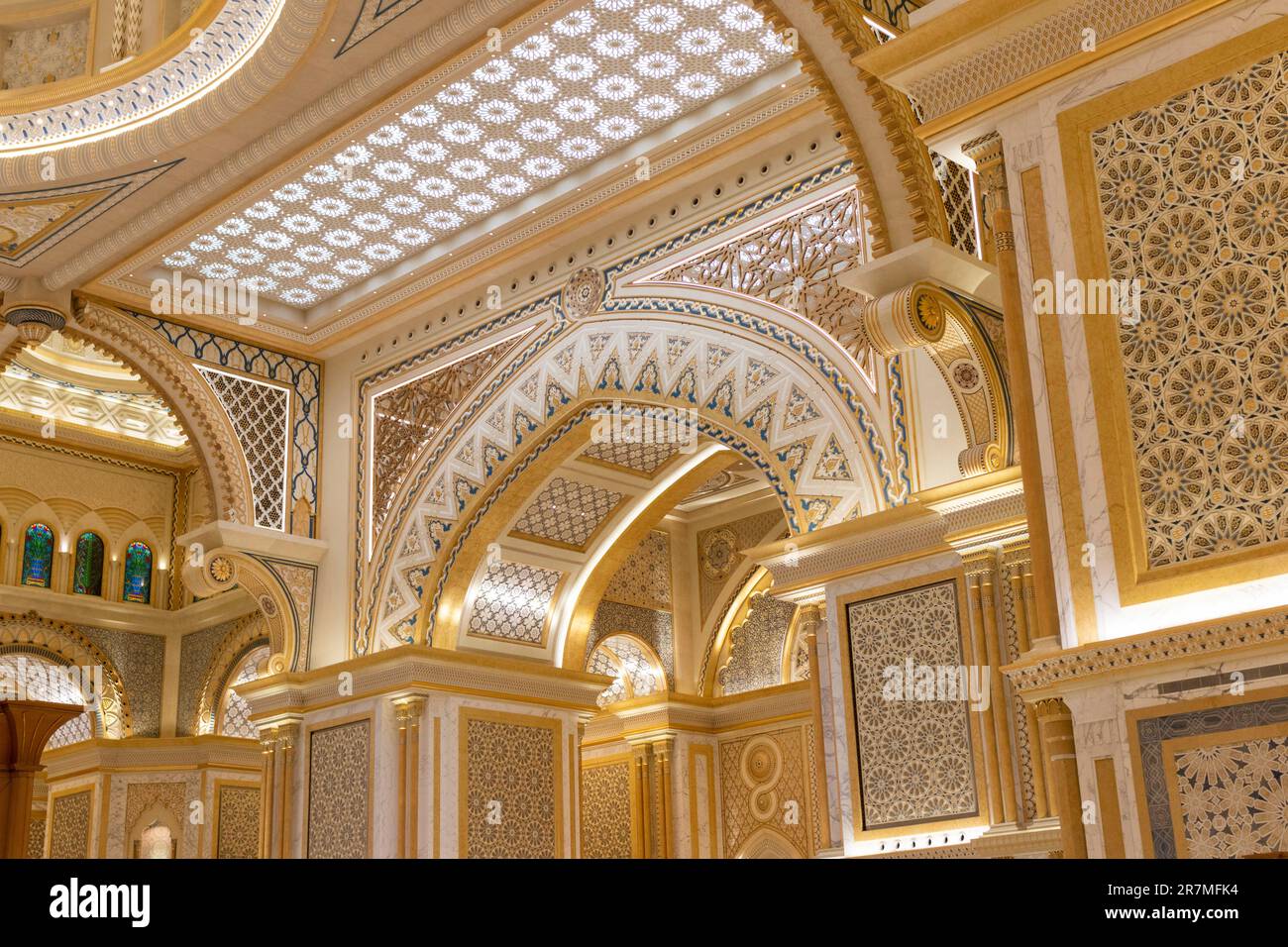 Interior elements inside of a palace Stock Photo - Alamy
