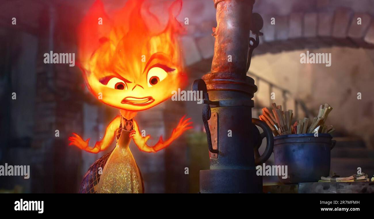 ELEMENTAL, Ember (voice: Leah Lewis), 2023. © Walt Disney Studios ...