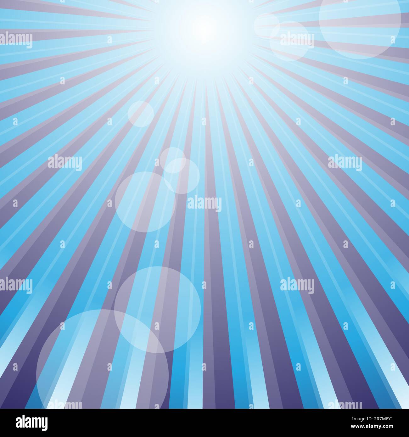 Sun rays sunrise Stock Vector Images - Alamy