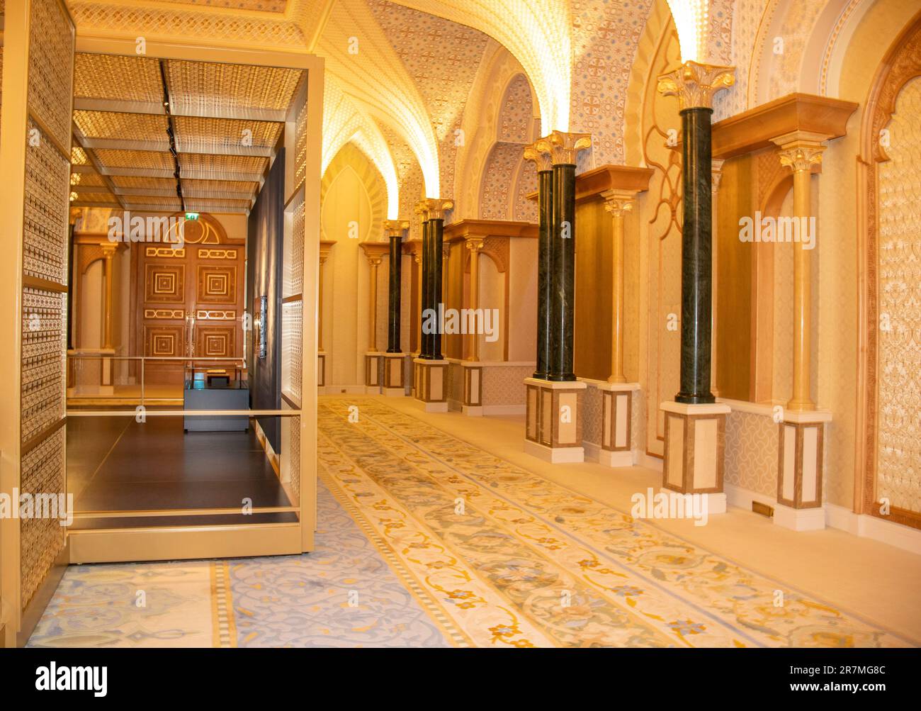 Interior elements inside of a palace Stock Photo - Alamy
