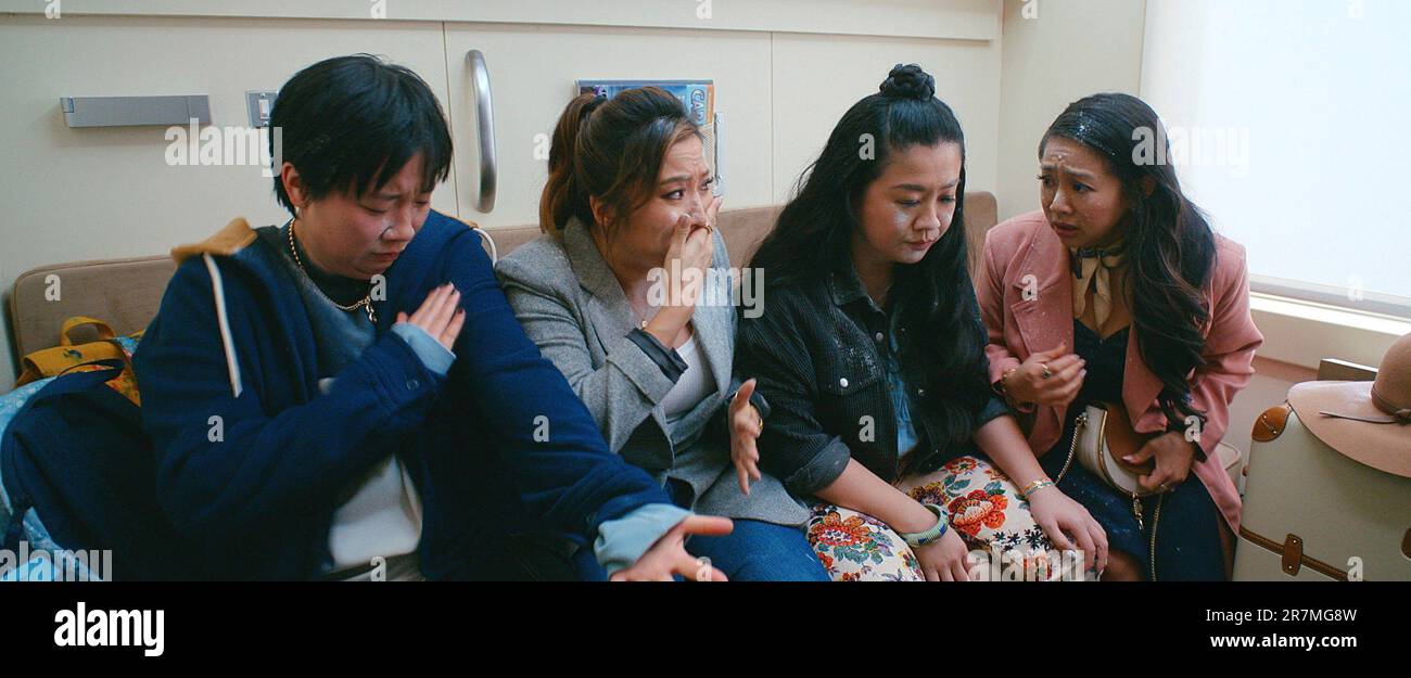 JOY RIDE, from left: Sabrina Wu, Ashley Park, Sherry Cola, Stephanie ...