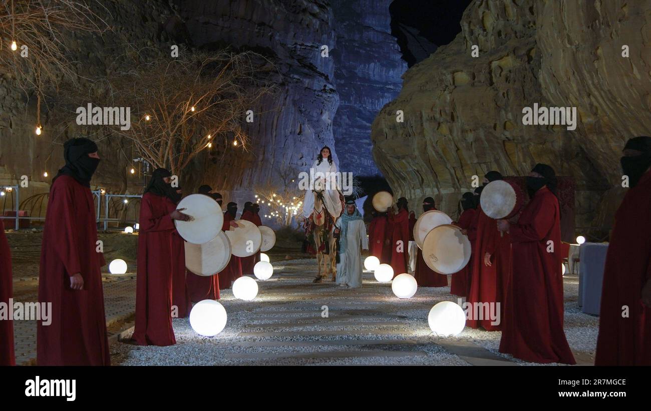 THE MATCHMAKER, Nour Alkhadra (center, rear), 2023. © Netflix ...