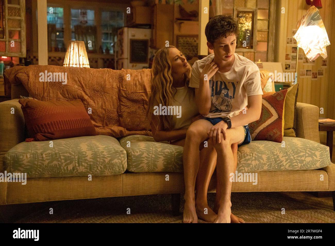 NO HARD FEELINGS, from left: Jennifer Lawrence, Andrew Barth Feldman, 2023. ph: Macall Polay ...