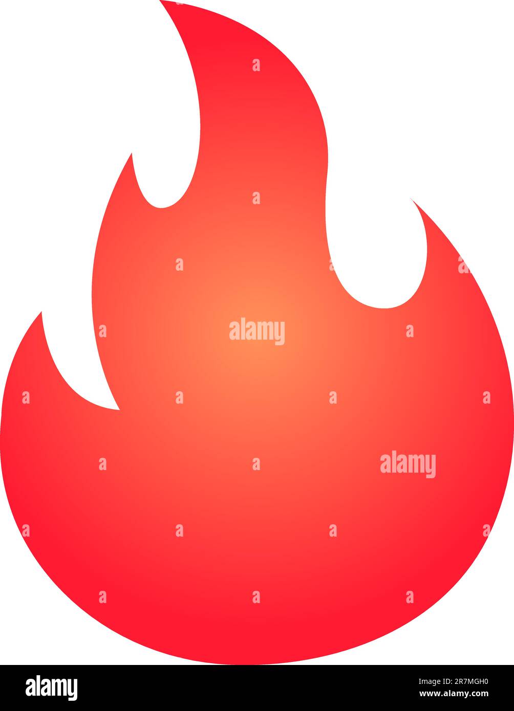 Fire flame shape vector illustration Stock Vector Image & Art - Alamy