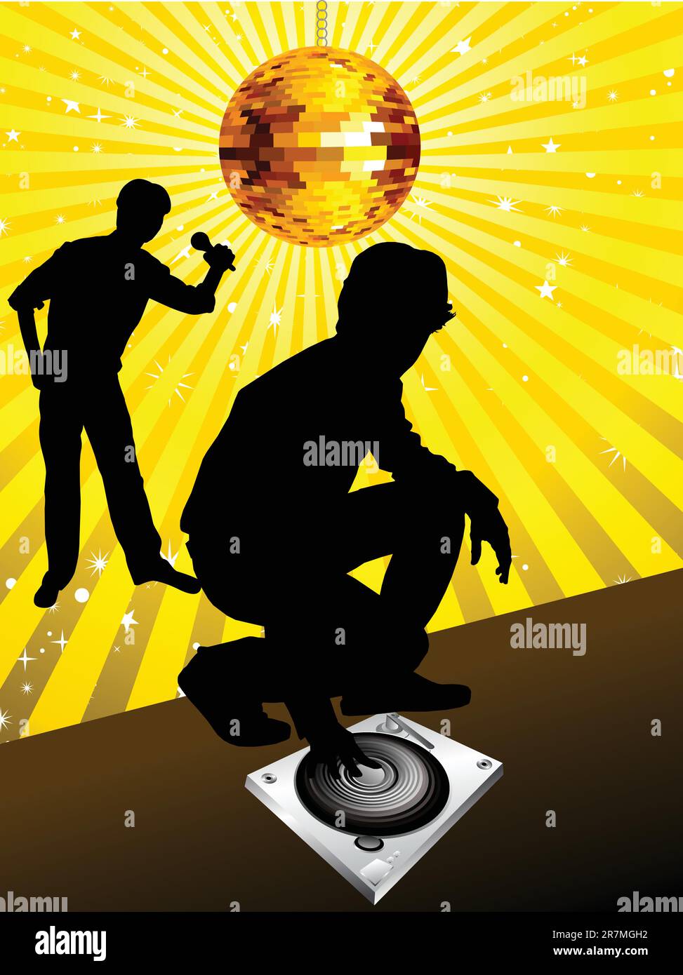 Dj vector Stock Vector Images - Alamy