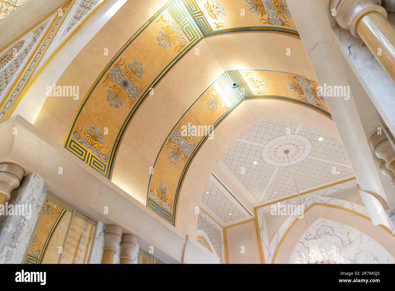 Interior elements inside of a palace Stock Photo - Alamy