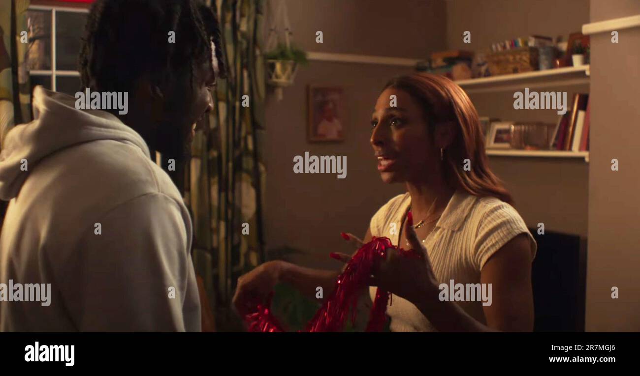 PRETTY RED DRESS, from left: Natey Jones, Alexandra Burke, 2022 ...