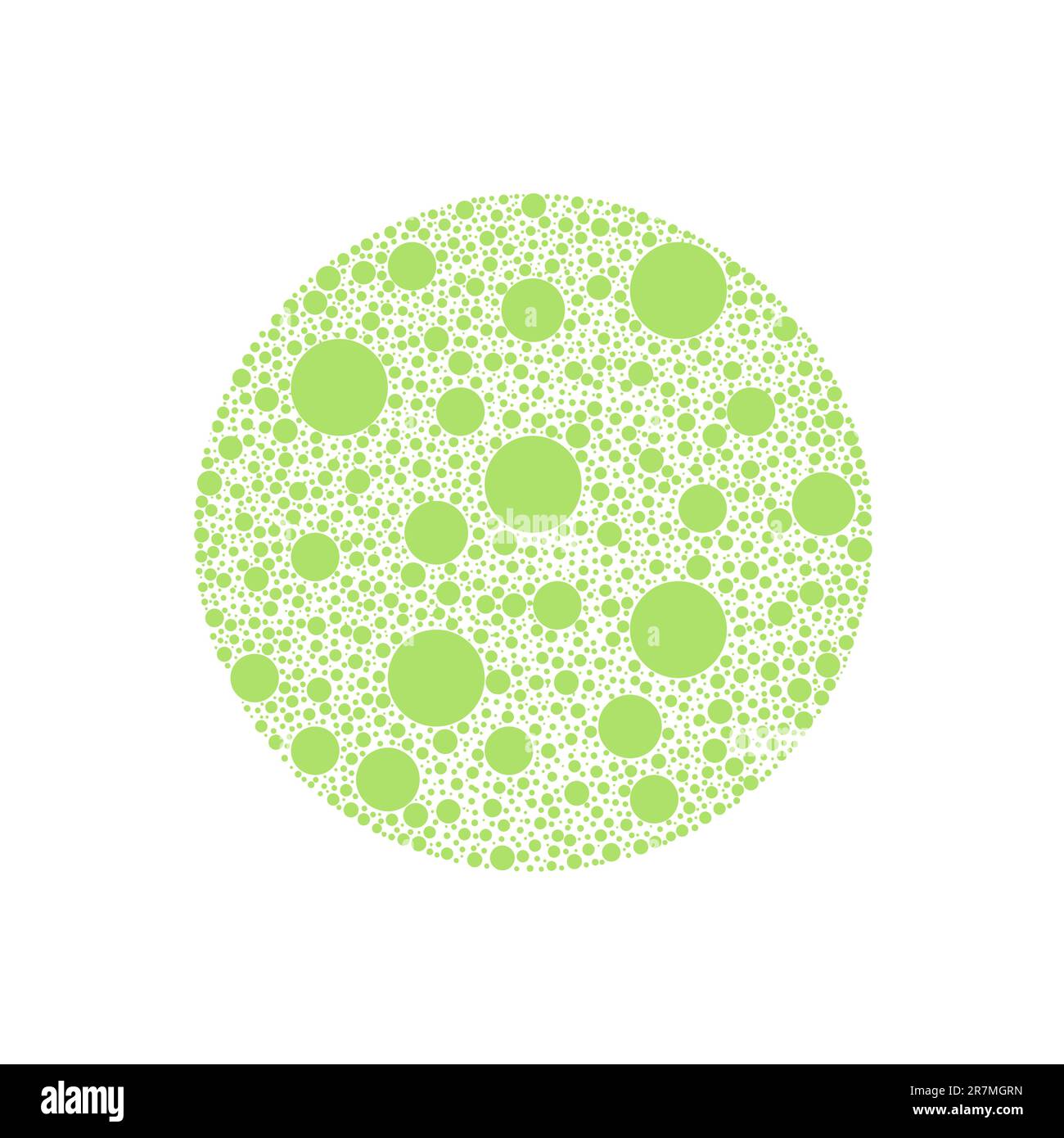 Vintage green polka dot Cut Out Stock Images & Pictures - Alamy
