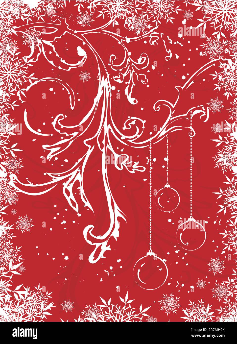 Abstract Christmas background, vector illustration Stock Vector Image ...
