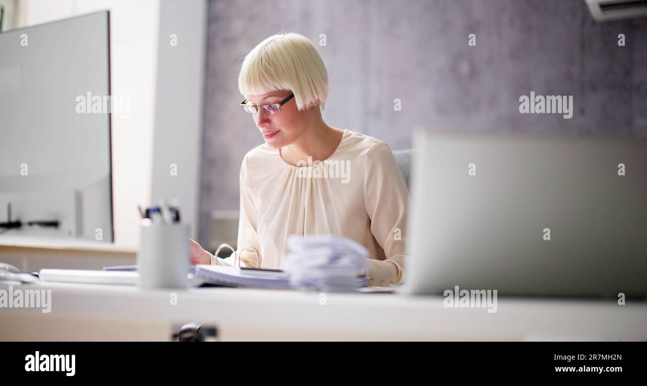 Electronic Invoice Accountant Software On Computer. Vat Tax Calculation ...