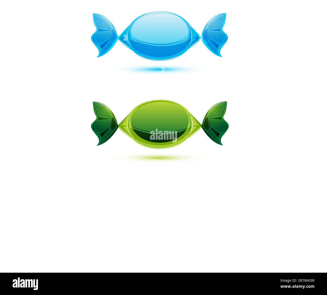 illustration of sweet toffee on white background Stock Vector Image ...