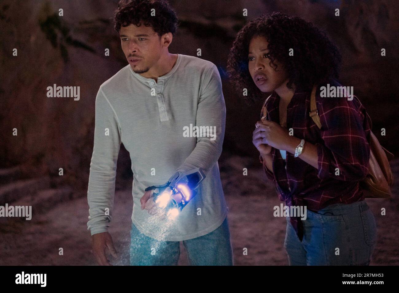 TRANSFORMERS: RISE OF THE BEASTS, from left: Anthony Ramos, Dominique ...