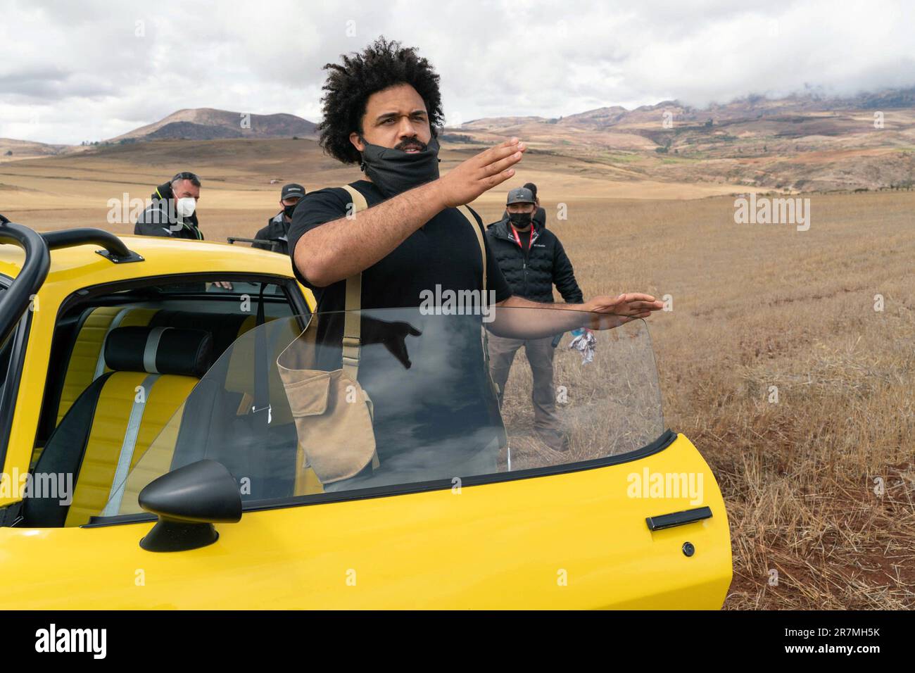 TRANSFORMERS: RISE OF THE BEASTS, director Steven Caple Jr., on set ...