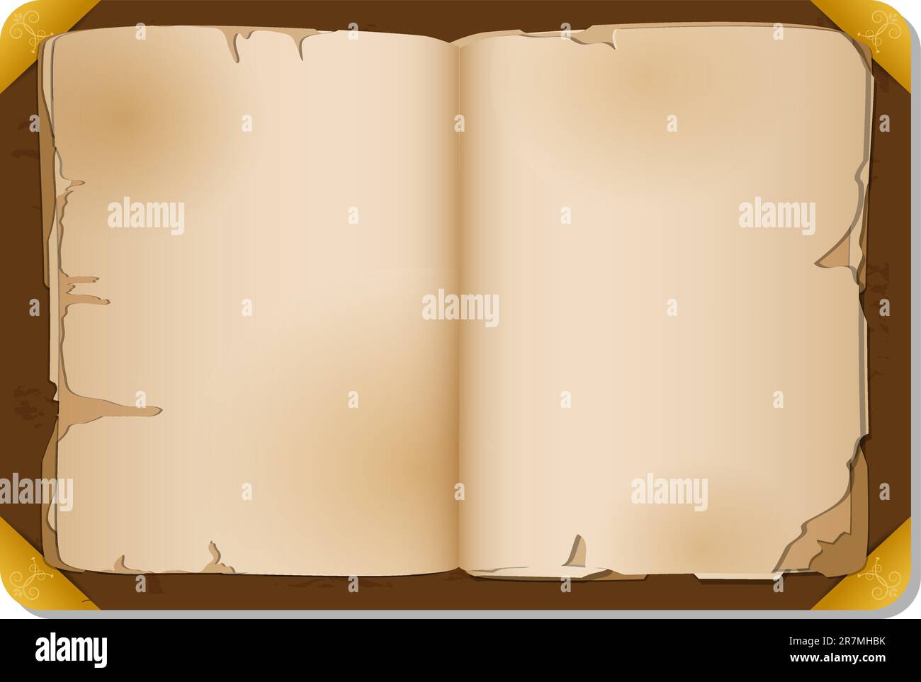 Vector antique book Stock Vector Image & Art - Alamy
