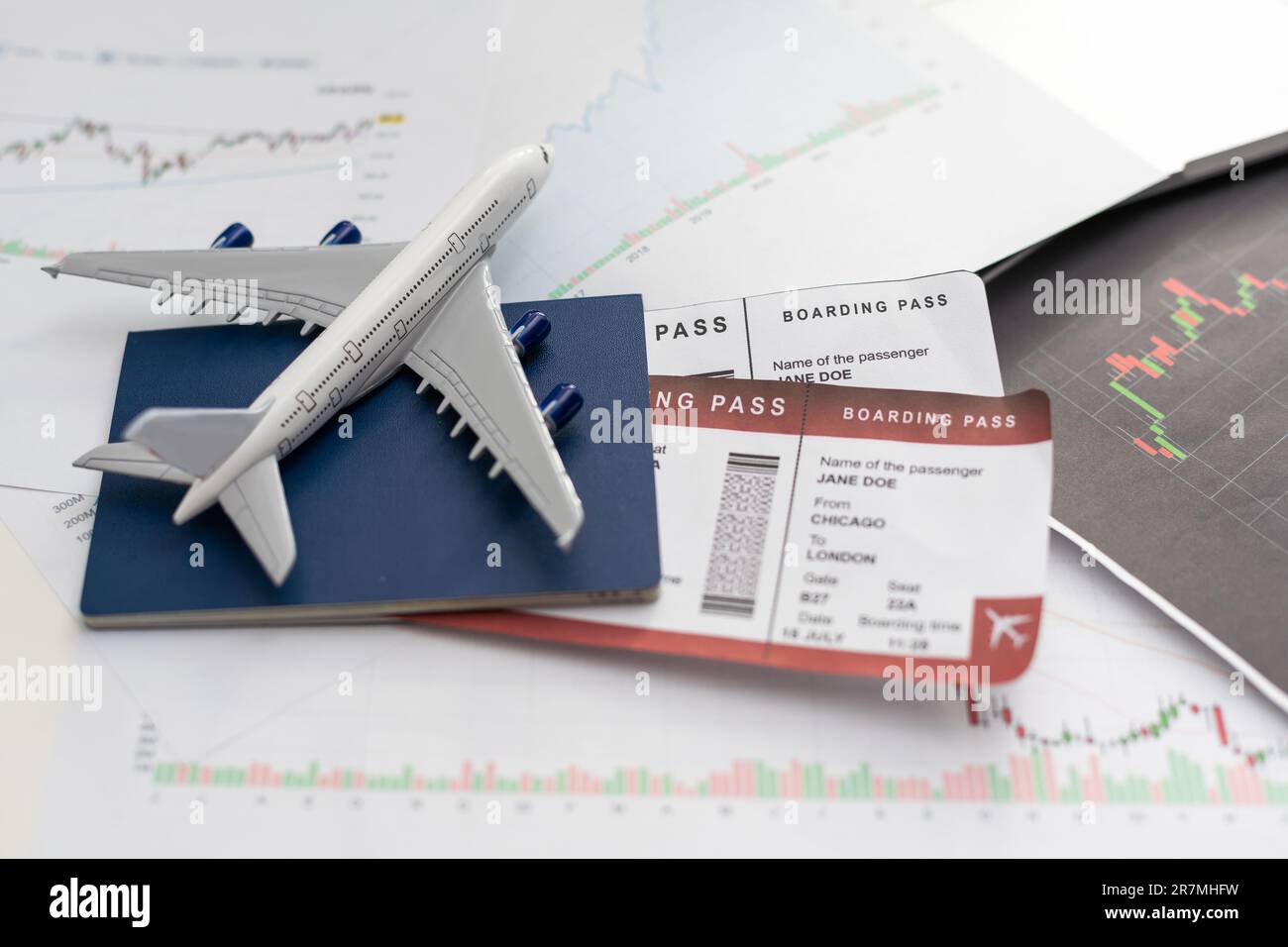 ticket flight air plane travel business traveller trip passport ...