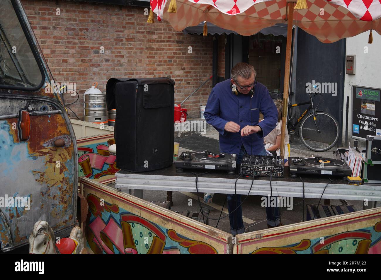 Single while make DJ at the Street Food Circus, Roath Yard, Cardiff ...