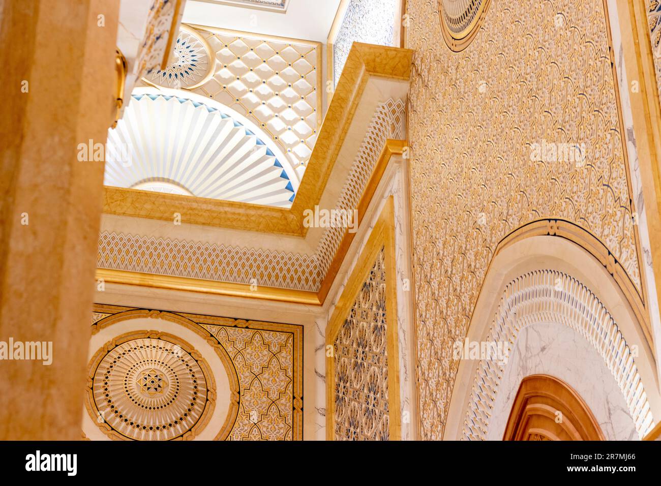 Interior elements inside of a palace Stock Photo - Alamy