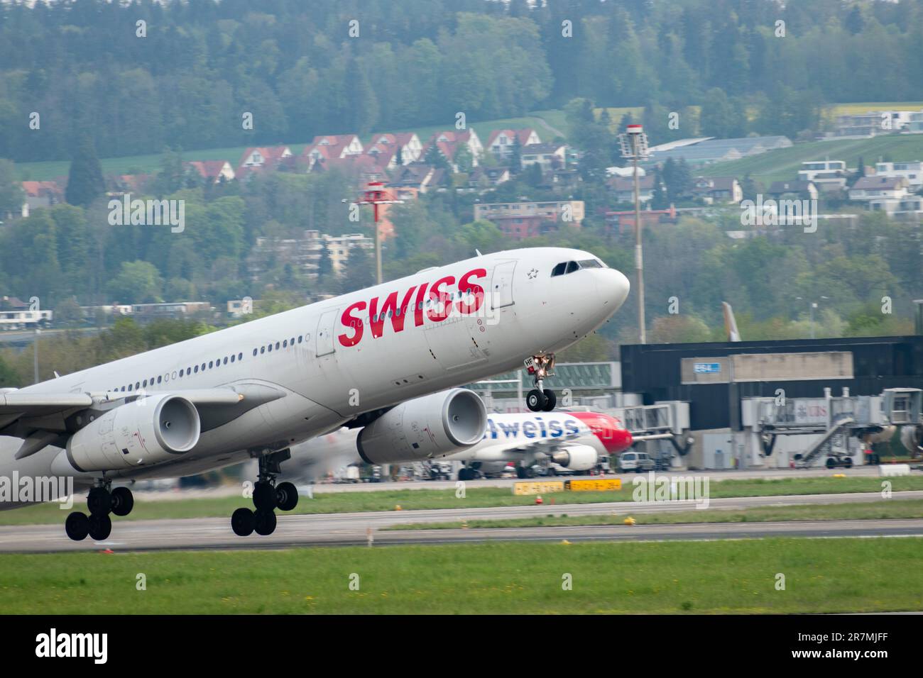 Zurich, Switzerland, May 2, 2023 HB-JHF Swiss international airlines ...