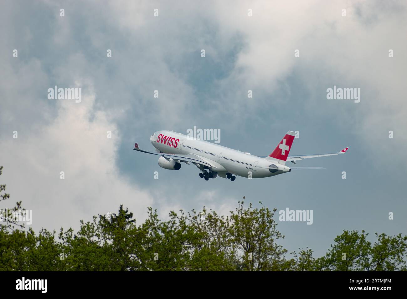 Zurich, Switzerland, May 2, 2023 HB-JHJ Swiss international airlines ...