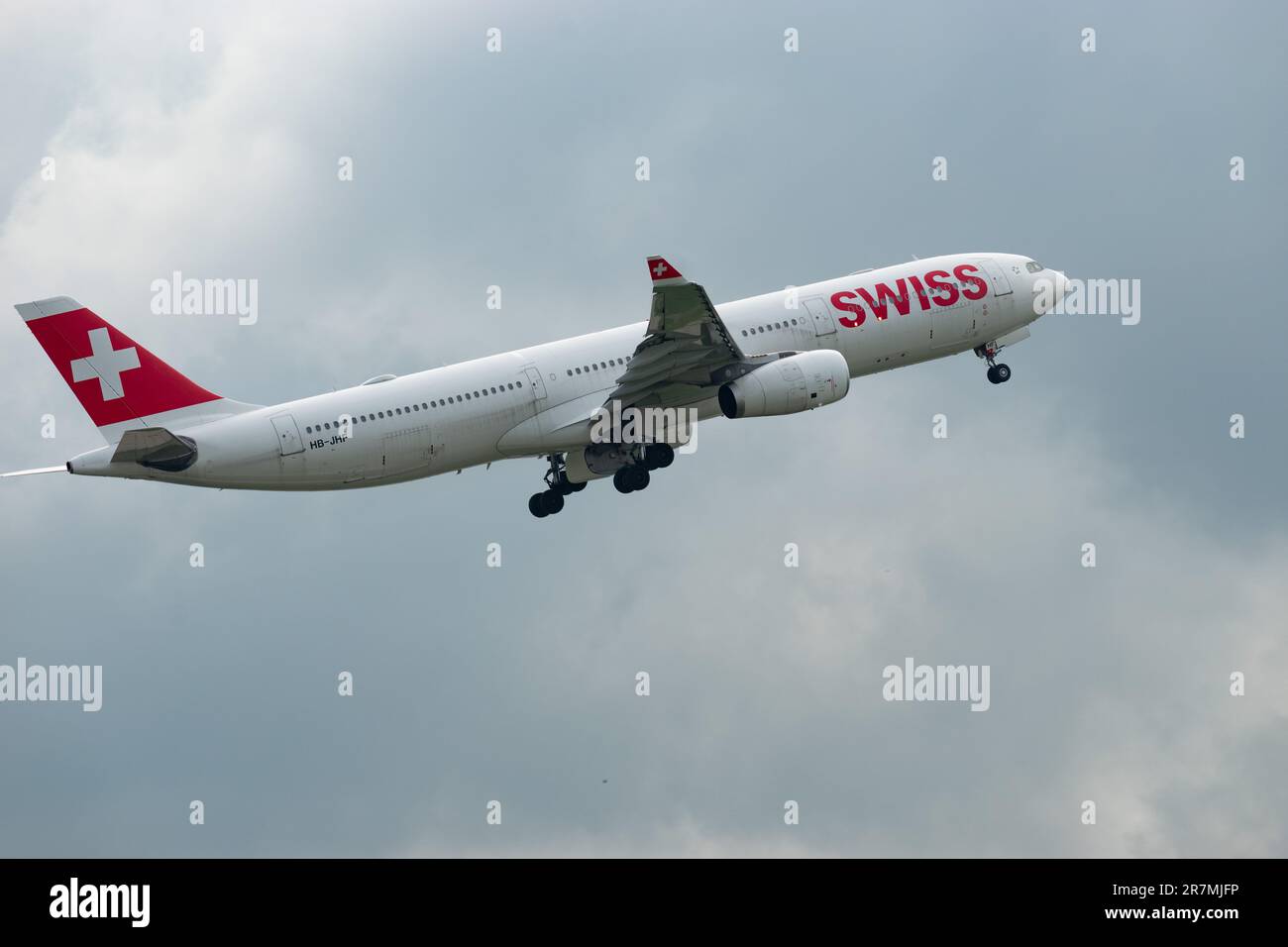 Zurich, Switzerland, May 2, 2023 HB-JHF Swiss international airlines ...