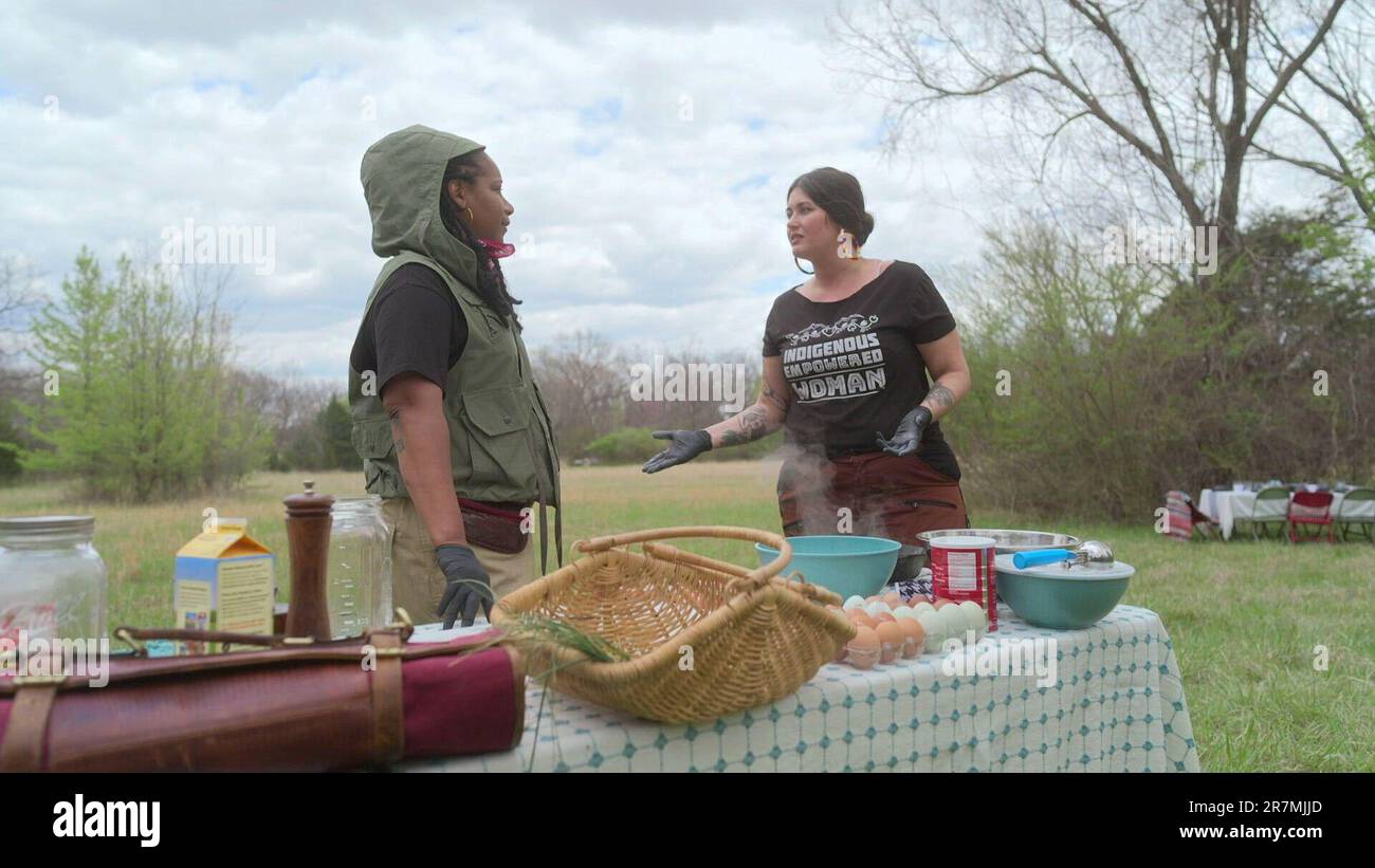 SEARCHING FOR SOUL FOOD, from left: Chef Alisa Reynolds, Chef Nico ...