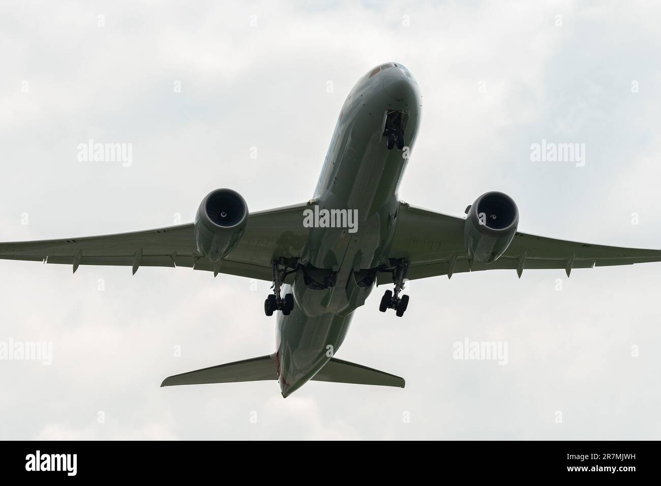 Zurich, Switzerland, May 2, 2023 N-875BD American Airlines Boeing 787-8 Dreamliner aircraft is ...