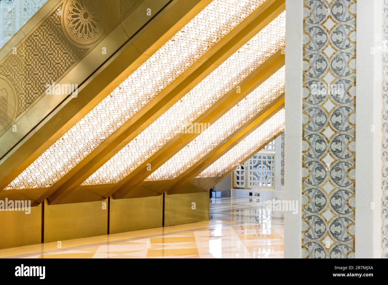 Interior elements inside of a palace Stock Photo - Alamy