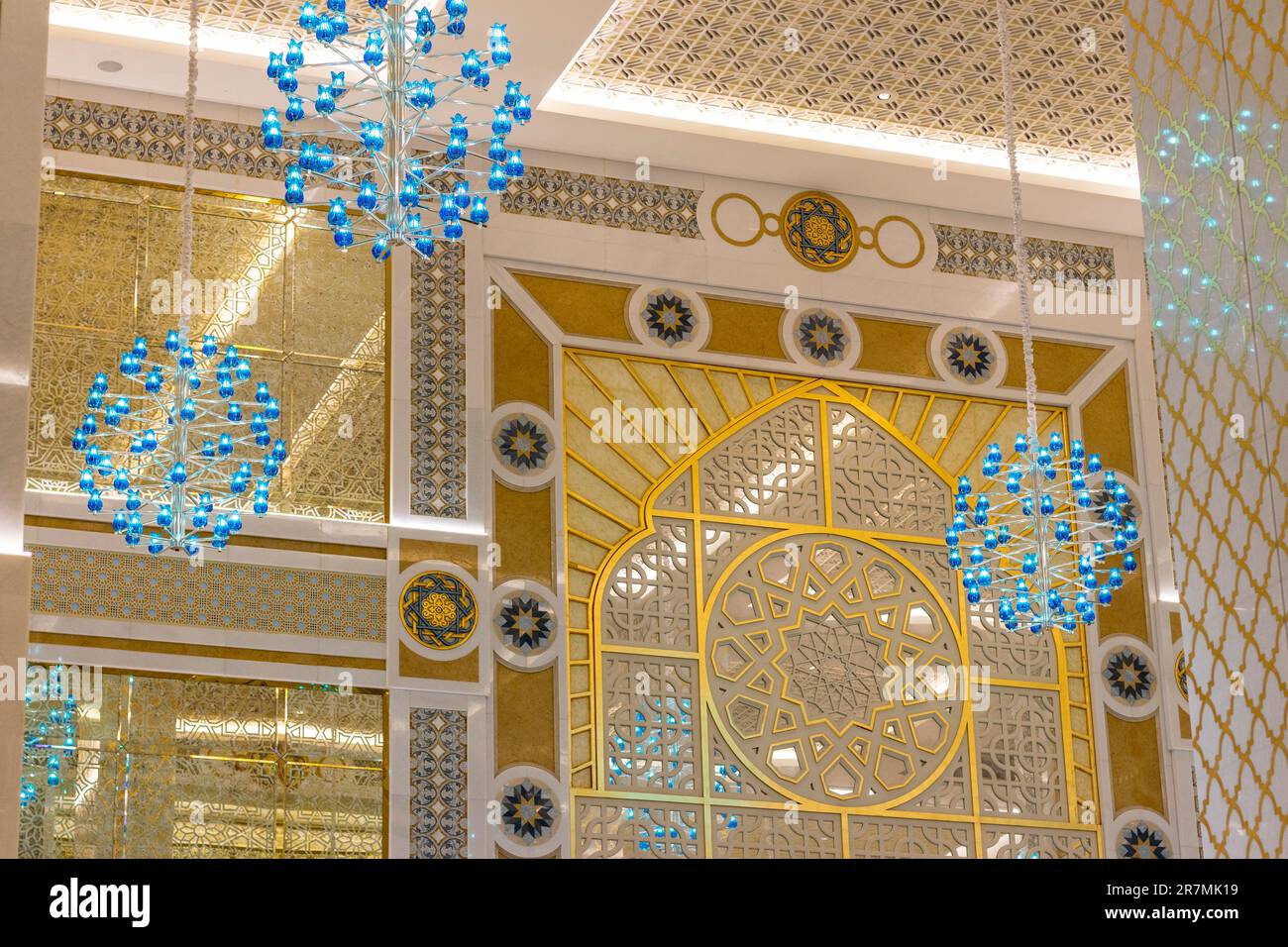 Interior elements inside of a palace Stock Photo - Alamy