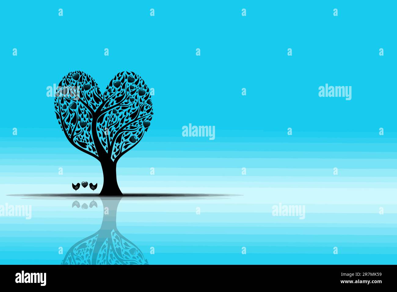 Fantasy illustration artwork landscape silhouette Stock Vector Images ...