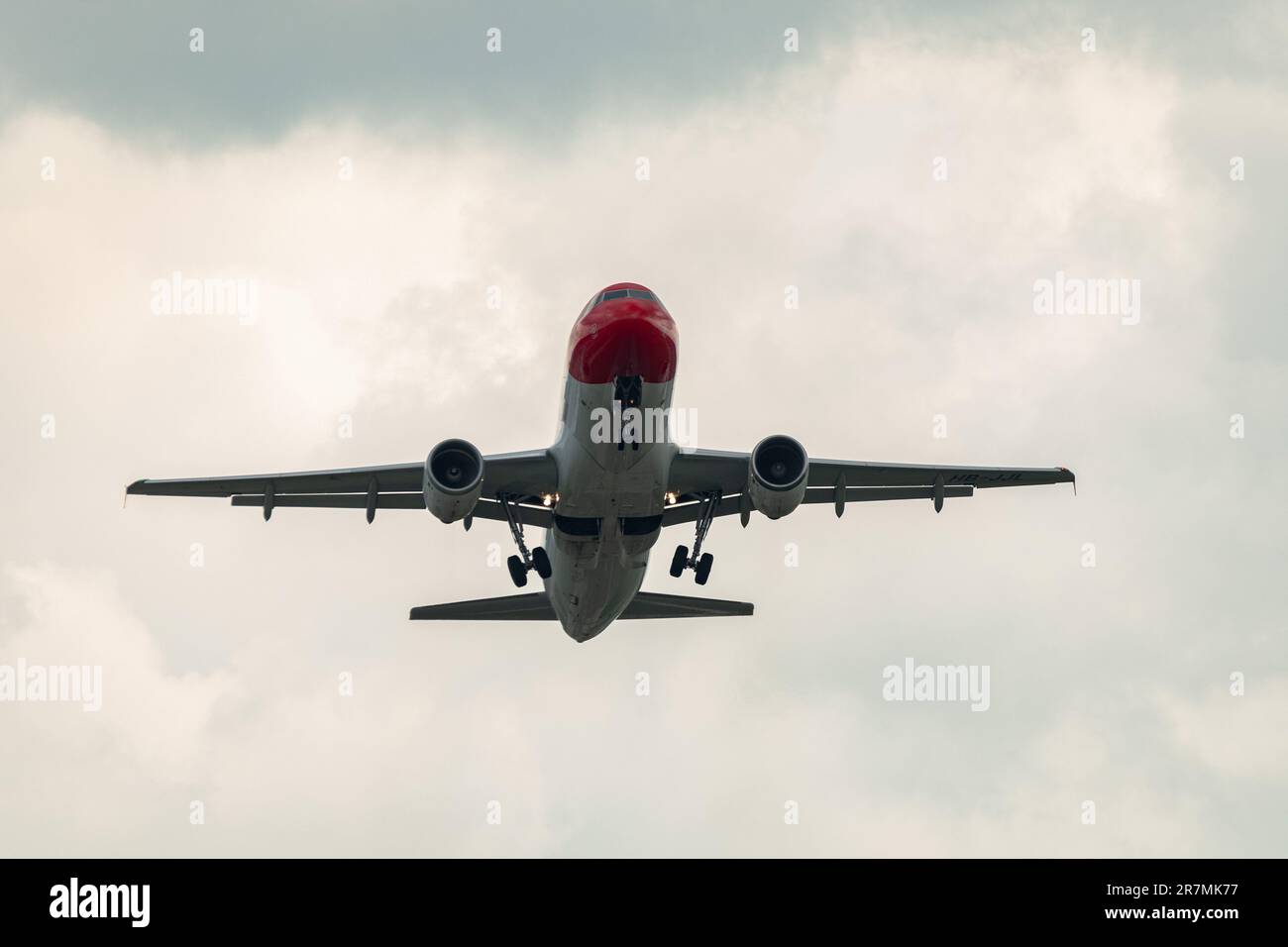 Zurich, Switzerland, May 2, 2023 HB-JJL Edelweiss Air Airbus A320-214 ...