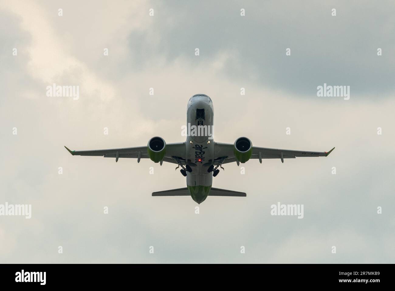 Air baltic airbus a220 300 aircraft hi-res stock photography and images ...