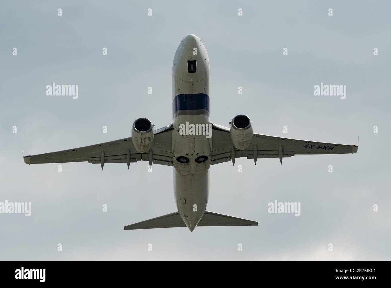 Zurich, Switzerland, May 2, 2023 4X-EKH El Al Israel Airlines Boeing ...