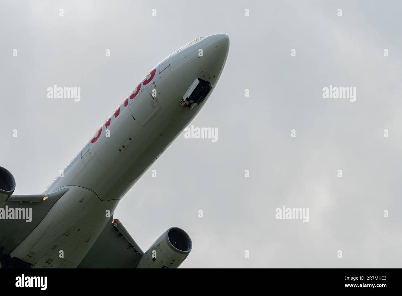Zurich, Switzerland, May 2, 2023 HB-JHC Swiss international airlines ...