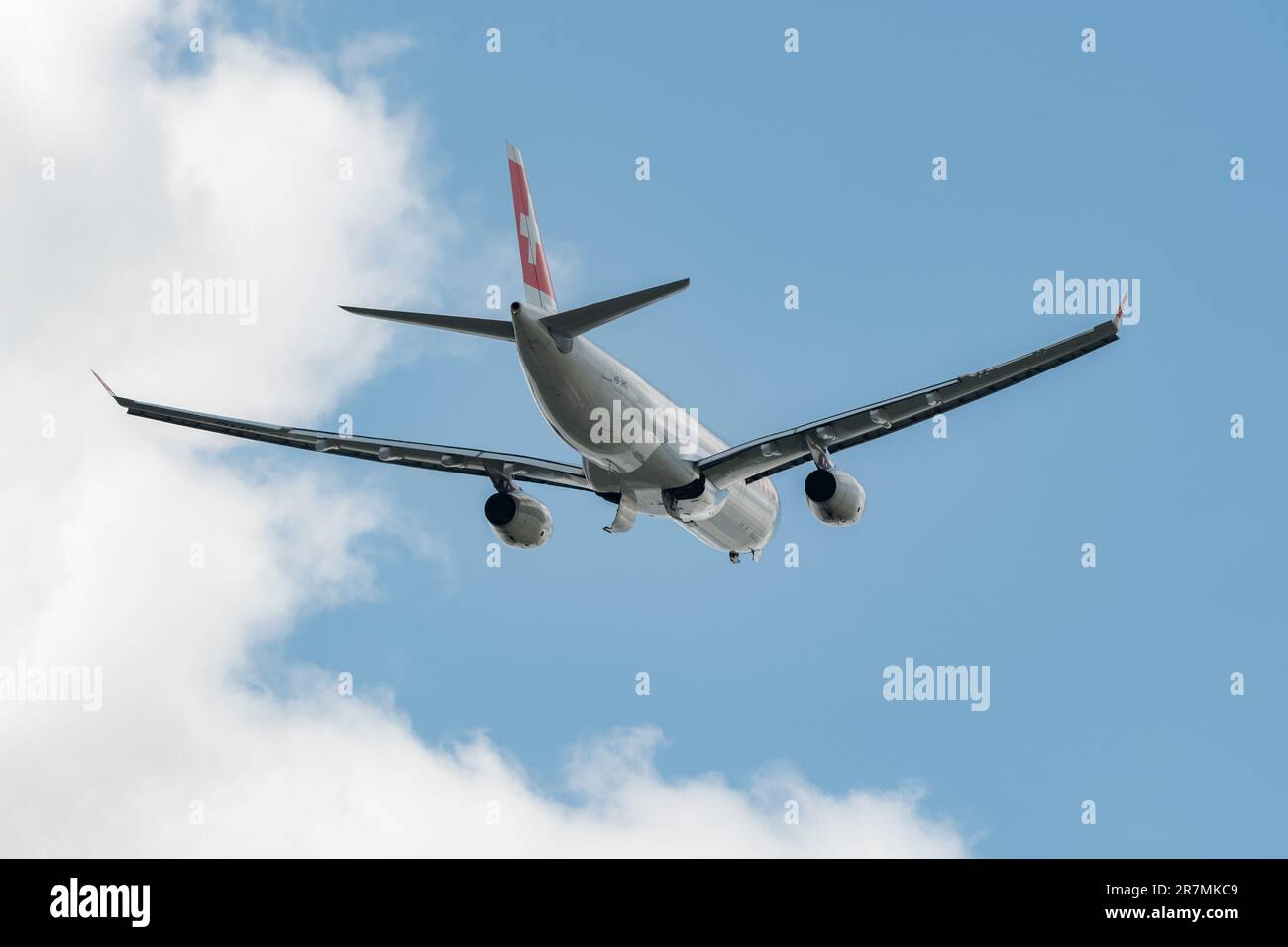 Zurich, Switzerland, May 2, 2023 HB-JHC Swiss international airlines ...