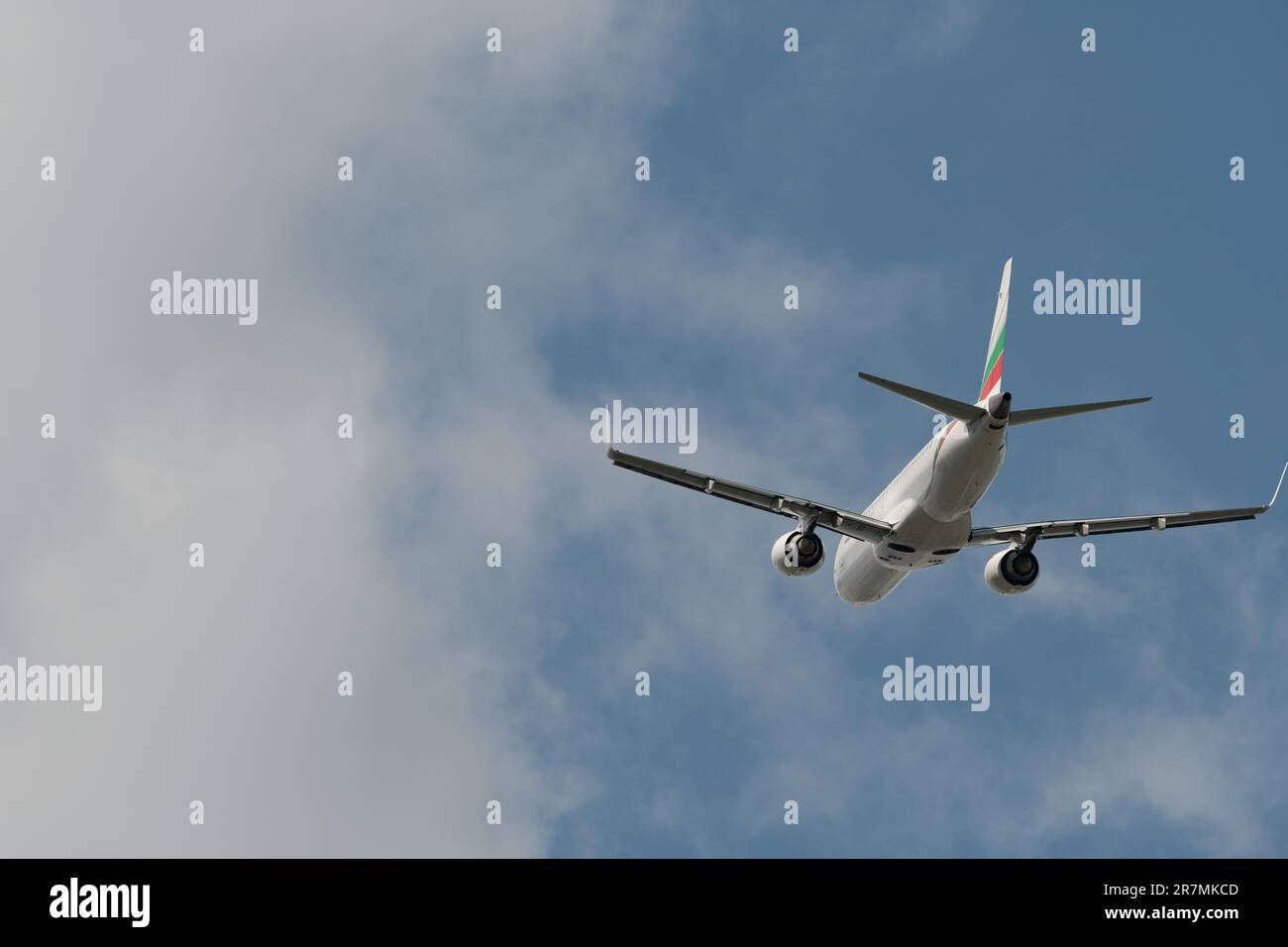 Zurich, Switzerland, May 2, 2023 LZ-BUR Bulgaria Air Embraer E190-AR ...