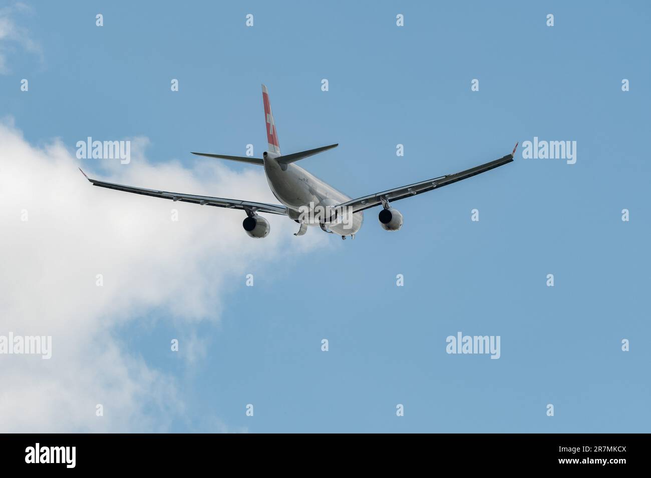 Zurich, Switzerland, May 2, 2023 HB-JHC Swiss international airlines ...